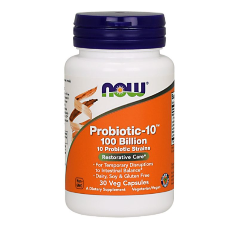Probiotic-10 100 Billones – 30 capsulas / Now – Suplementos y Vitaminas ...