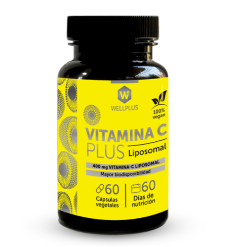 Vitamina C Plus Liposomal - 60 Capsulas 400mg / Wellplus - Suplementos ...